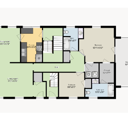 Beverly | 2 Bed Apartment | Fort Riley