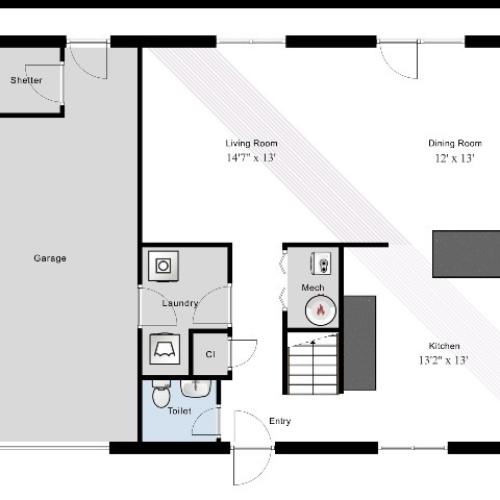 Beverly | 2 Bed Apartment | Fort Riley
