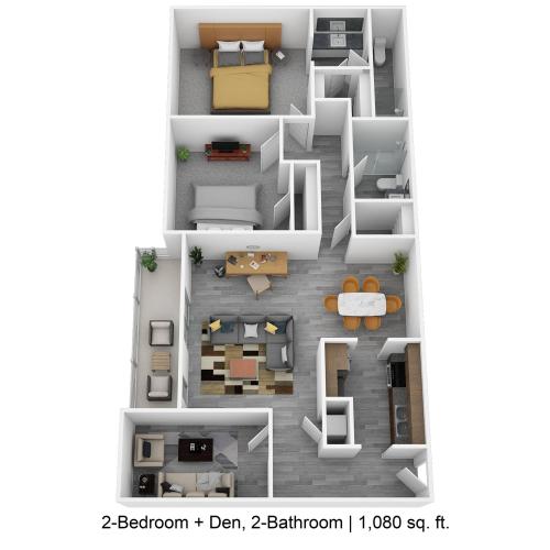 2BR/2BA Renovated | 2 Bed Apartment | Park Place Apartments